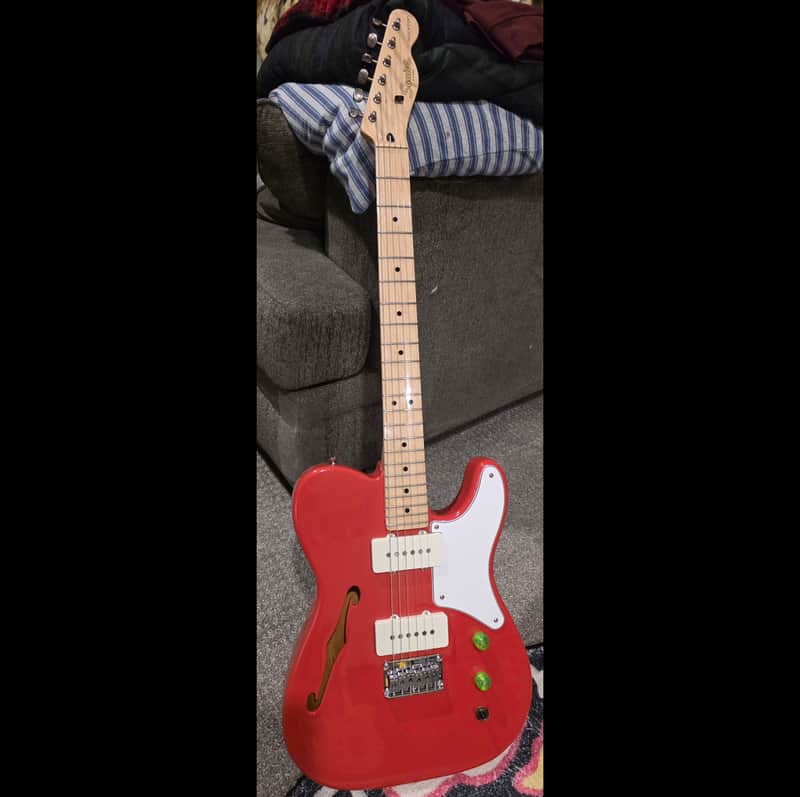 Squier Paranormal Cabronita Telecaster Thinline 2020 - Fiesta | Reverb