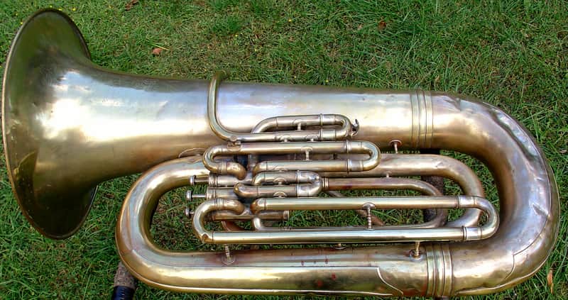 Vintage CONN tuba with 16" bell | Reverb