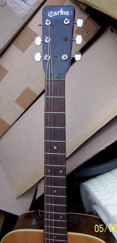 Carlos E-240 Acoustic/Electric Guitar | Reverb