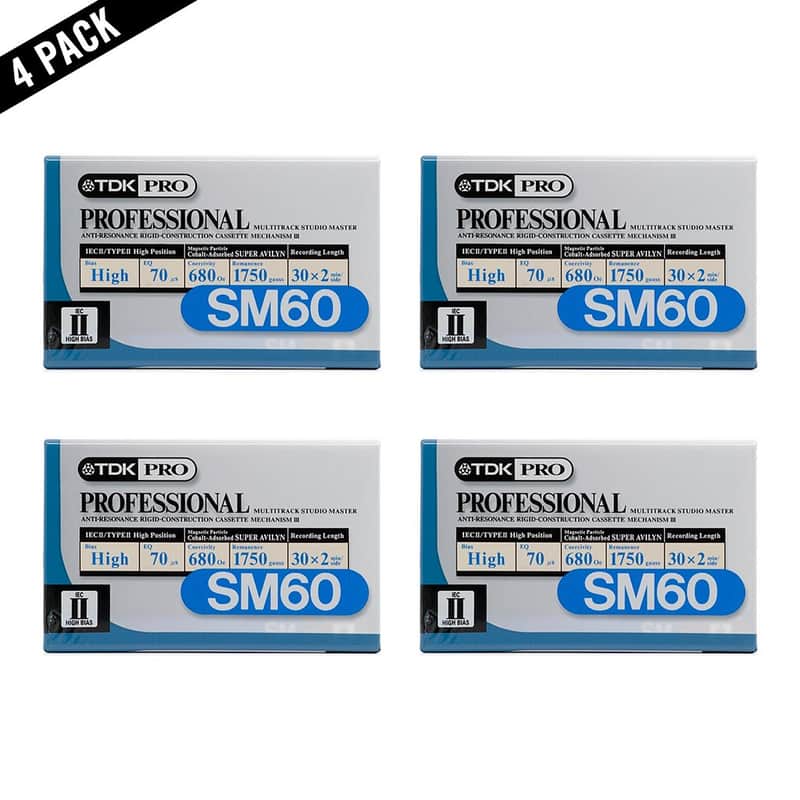 1997 TDK SM 60 Type II Studio Master Cassette Tape - 4 | Reverb UK