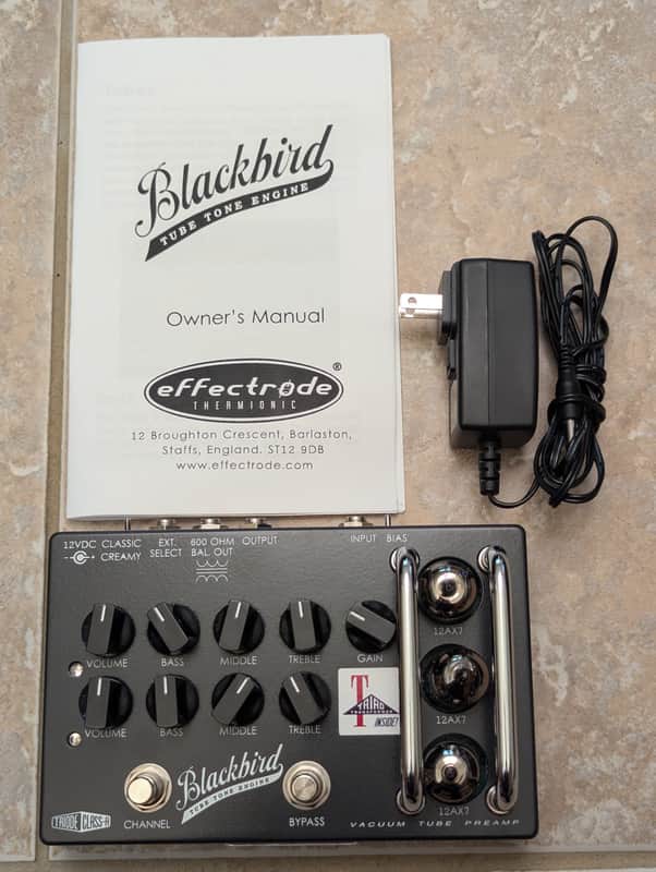Effectrode Blackbird Vacuum Tube Preamp 2010s - Black | Reverb