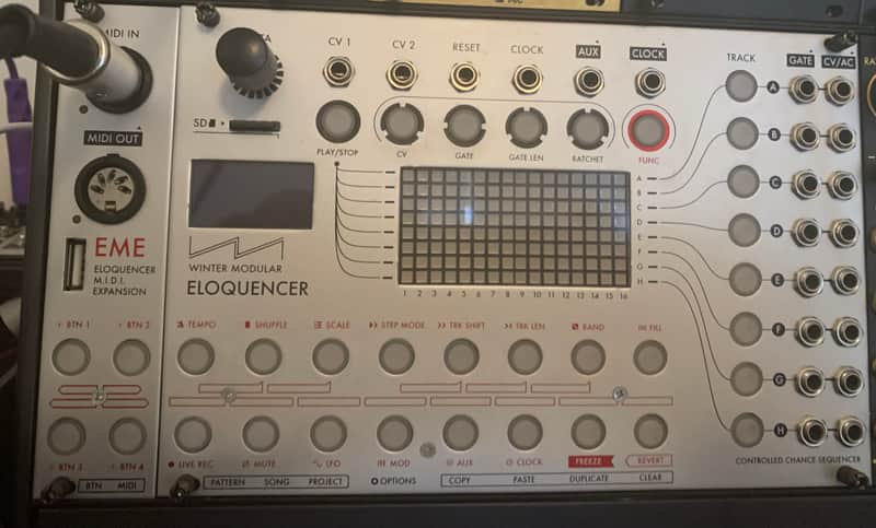 Winter Modular Eloquencer + EME expander 2020 - Silver | Reverb