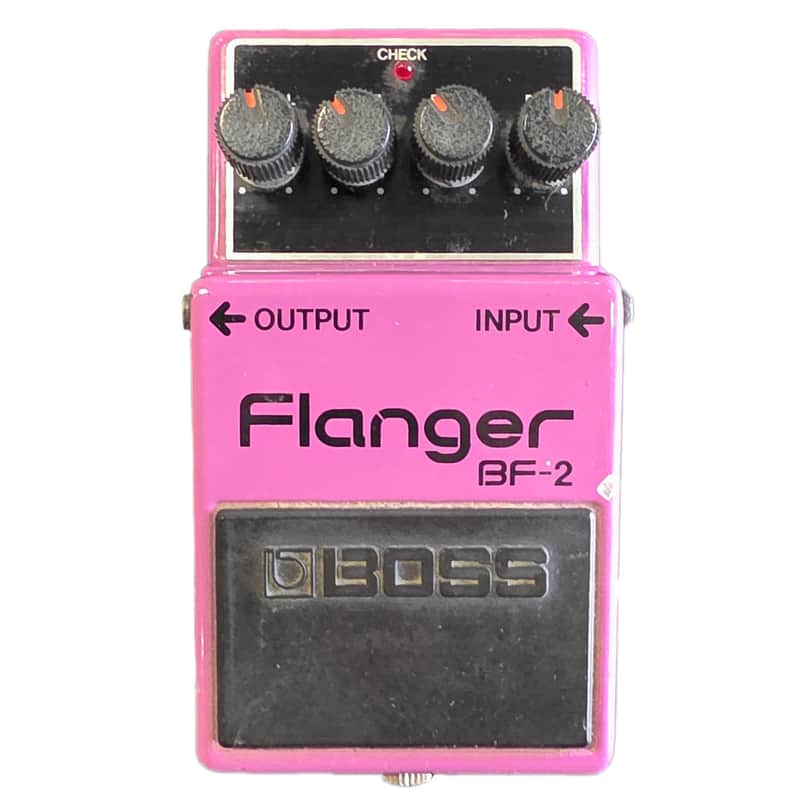 BOSS BF-2 FLANGER - BLACK LABEL - MADE IN JAPAN | Reverb