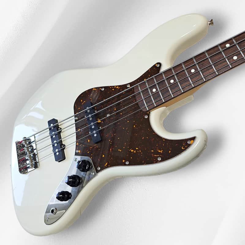 Fujigen Cool Z Jazz Bass 2016 - Olympic white | Reverb