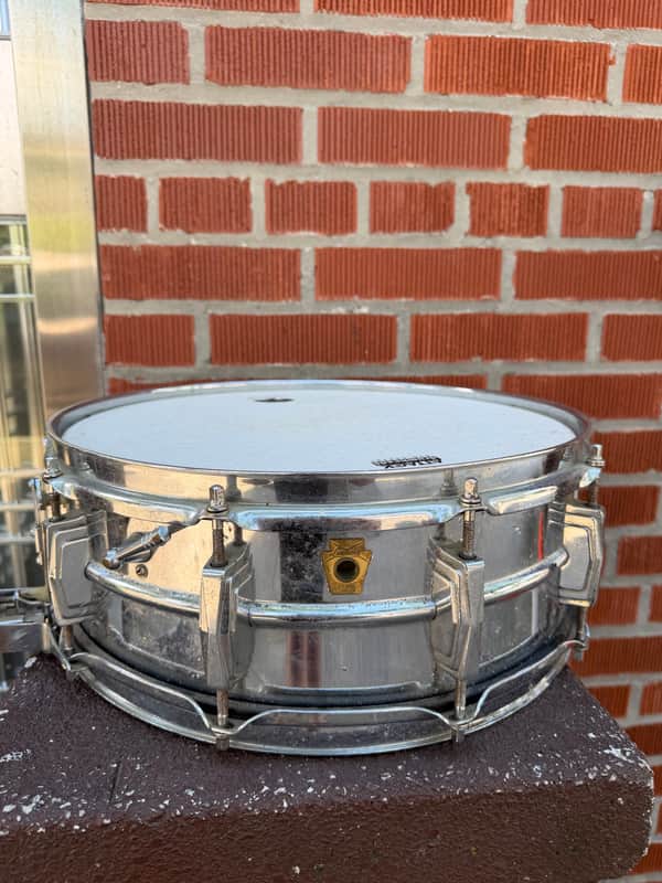 Ludwig No. 410 Super-Sensitive 5x14" 10-Lug Aluminum Snare | Reverb