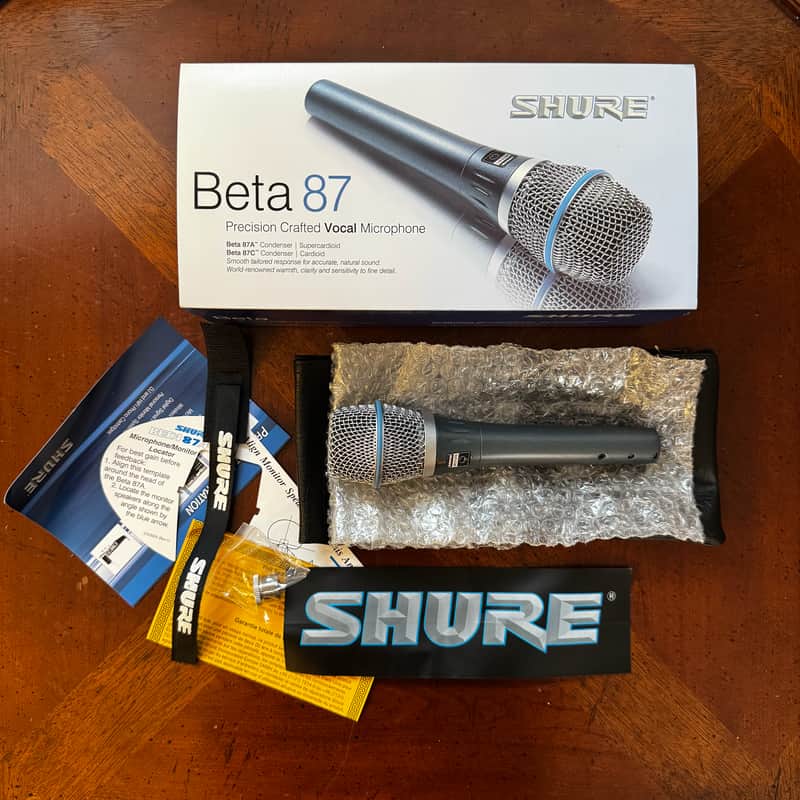 Shure BETA 87A Supercardioid Dynamic Mirophone 2004 - Present | Reverb