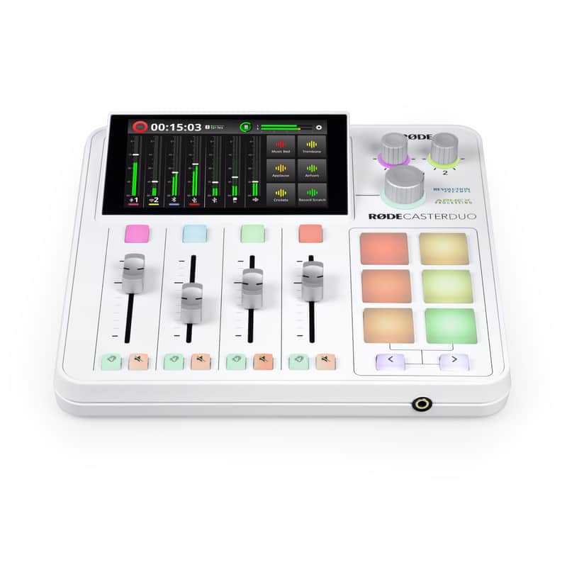 Rode RodeCaster Duo W - Mixer with USB | Reverb