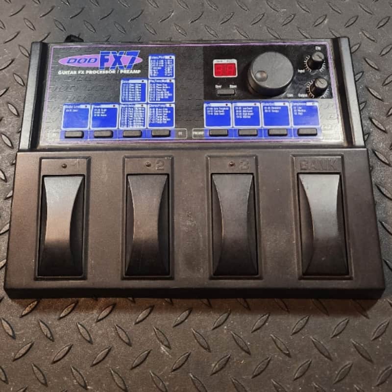 DOD FX7 Guitar FX Processor Preamp Multi Effect FX-7 with | Reverb