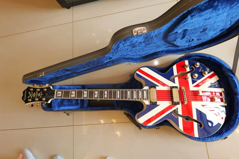 Epiphone Union Jack Oasis - very good conditions | Reverb Slovenia
