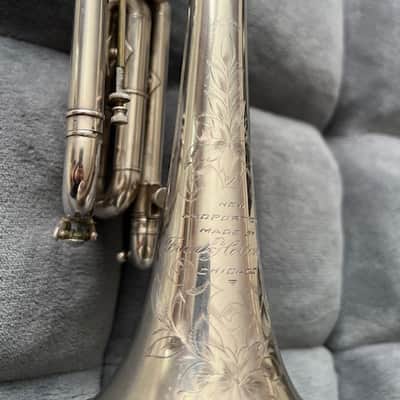 1909 Frank Holton “New Proportion” Cornet – Chicago Era – | Reverb