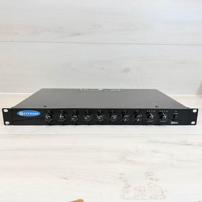 Crown 28M Commercial Rack Mixer — Installed Sound / Paging | Reverb