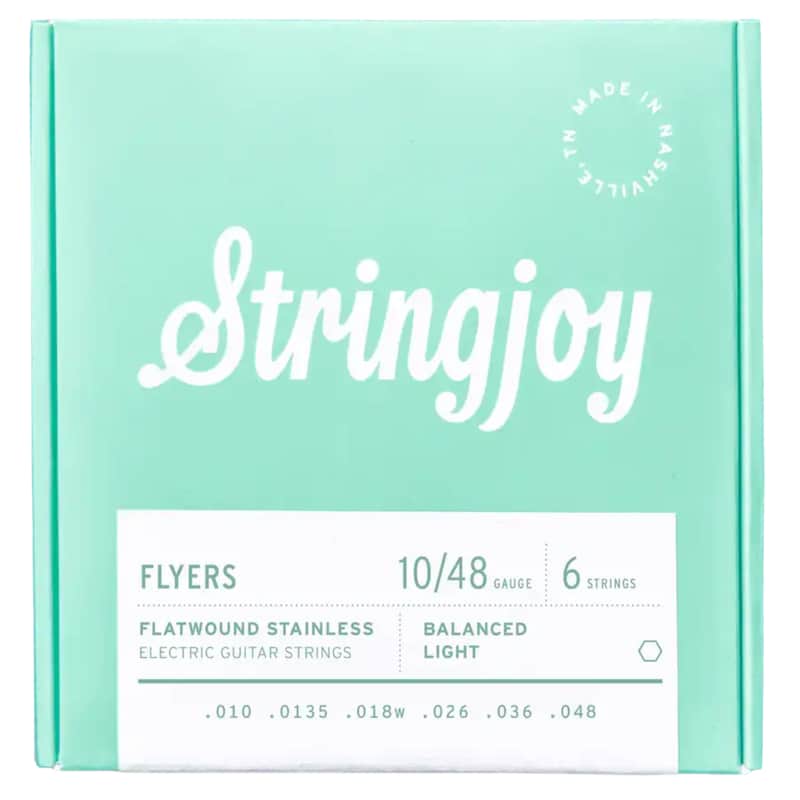 Stringjoy 10-48 Flyers Balanced Light Gauge Flatwound | Reverb