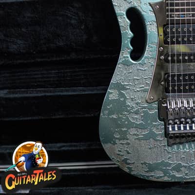 Ibanez JEM90HAM Steve Vai Signature 1998 Blue-Green | Reverb Canada