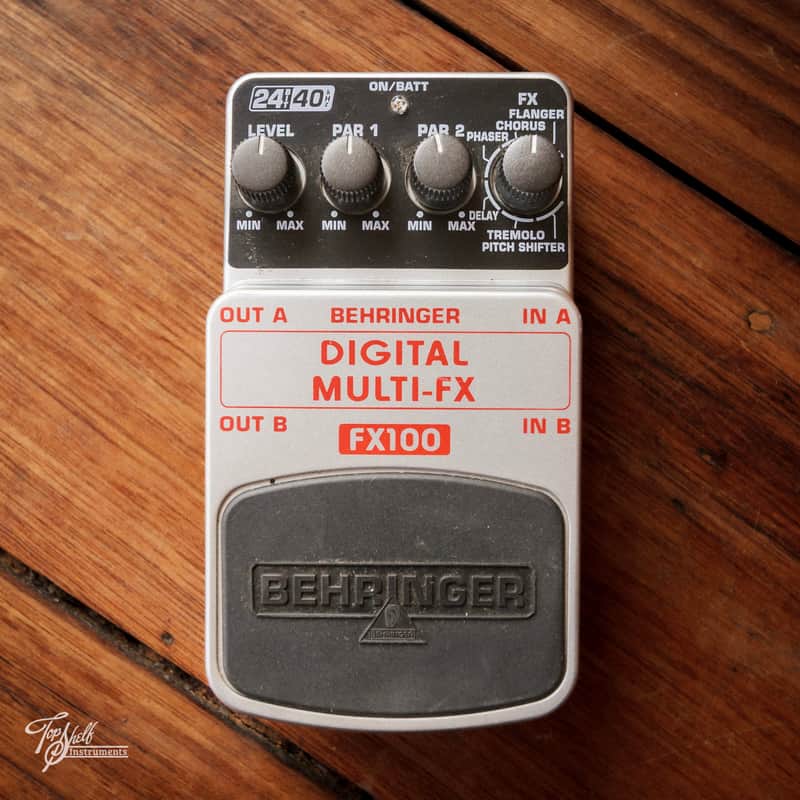 Behringer FX100 Digital Multi-FX Pedal | Reverb