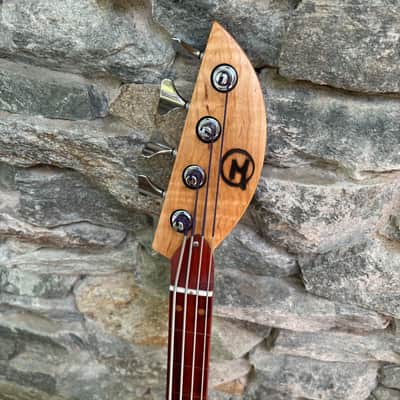 Malinoski Hornet Bass #489 32" Fretless Luthier Built Beauty | Reverb