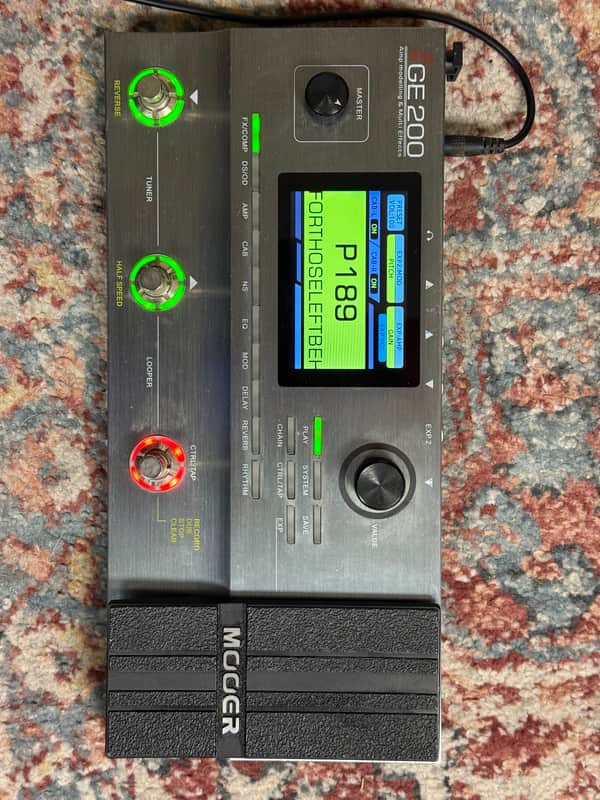 Mooer GE-200 Guitar Multi-Effects 2010s - Black | Reverb