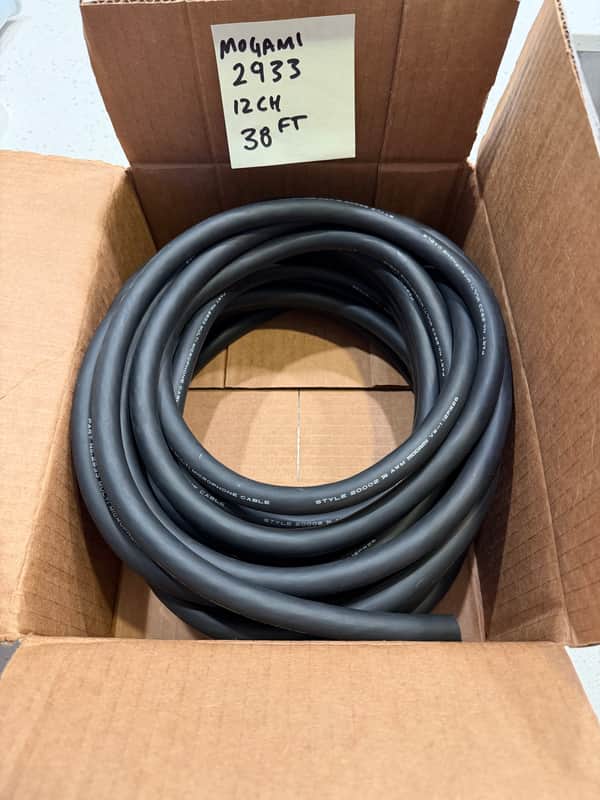Mogami 2933 12ch 38 ft Snake Cable | Reverb