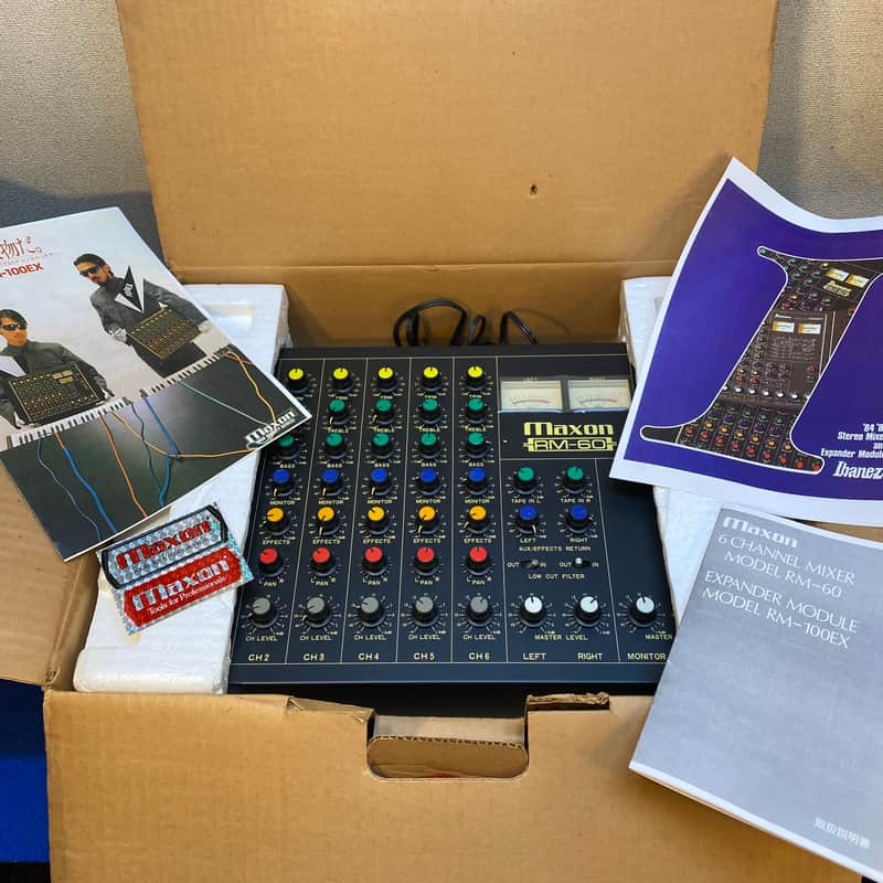 "NEW" 1982 Maxon (Ibanez) RM-60 mixer in the box- Boss KM-60 | Reverb