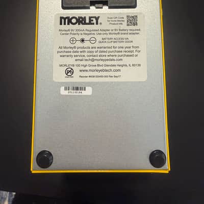 Morley 20/20 Power Wah Volume 2020 - Present - Yellow - mint | Reverb
