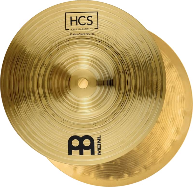 Meinl HCS Micro Stack Hi-Hat Cymbals, 8" | Reverb