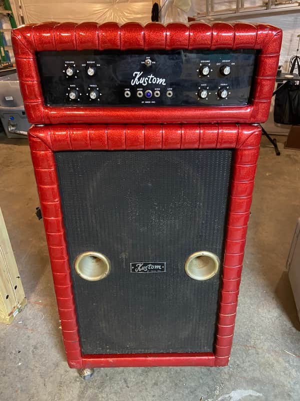 Kustom 100 mid 70's - Cherry Apple Red Sparkle | Reverb