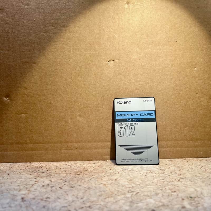 Roland M-512E Memory Card 512kB – Warranty | Reverb