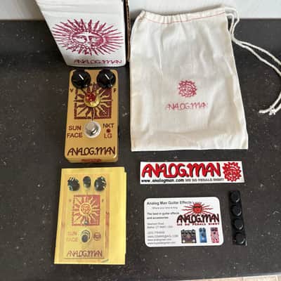 Analogman Sun Face Red Dot NKT LG Low Gain Germanium Fuzz | Reverb