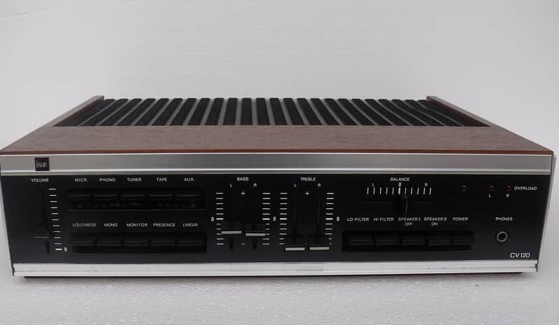 DUAL CV-120 Vintage HI-FI Stereo Phono Amplifier 1970s Audio | Reverb