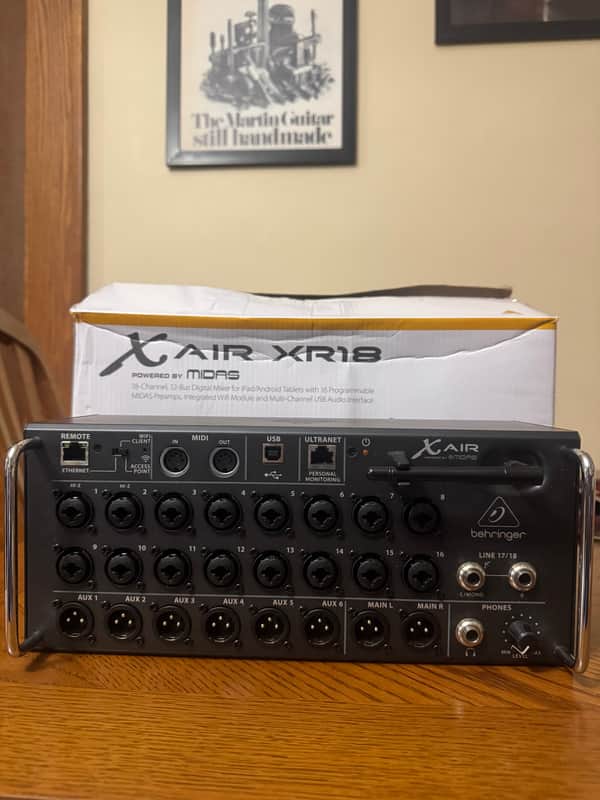 Behringer X Air XR18 Tablet-Controlled Digital Mixer 2014 - | Reverb