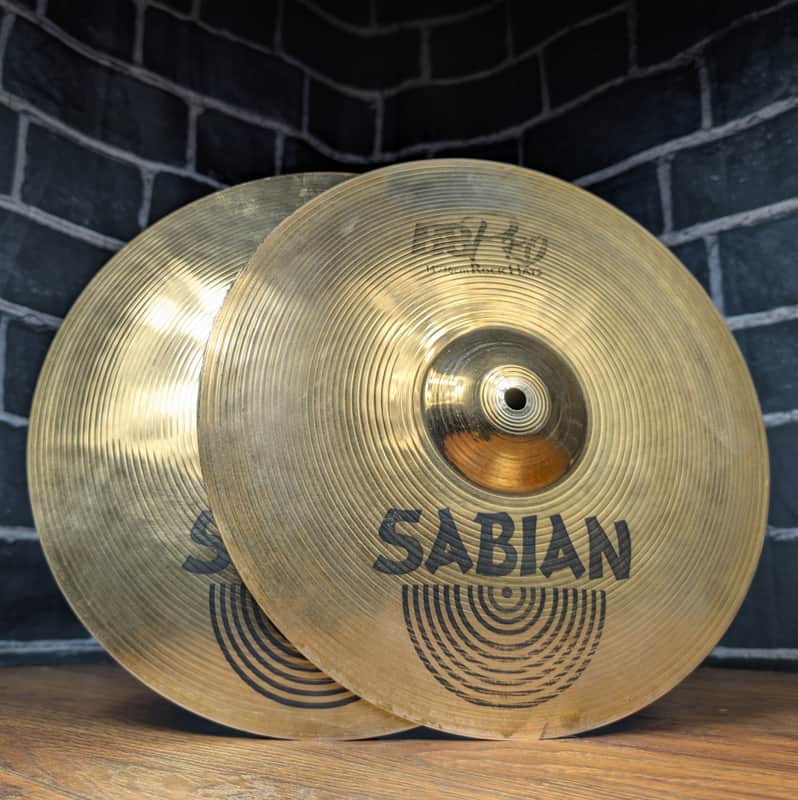 Sabian B8 Pro 14" Rock Hi‑Hat Cymbals – Bright, Cutting, | Reverb