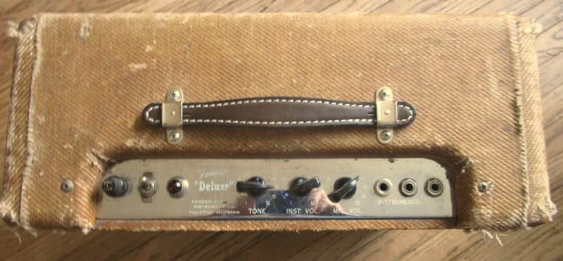 Fender Tweed Deluxe Amp, Model 5D3, 1955, Serviced | Reverb