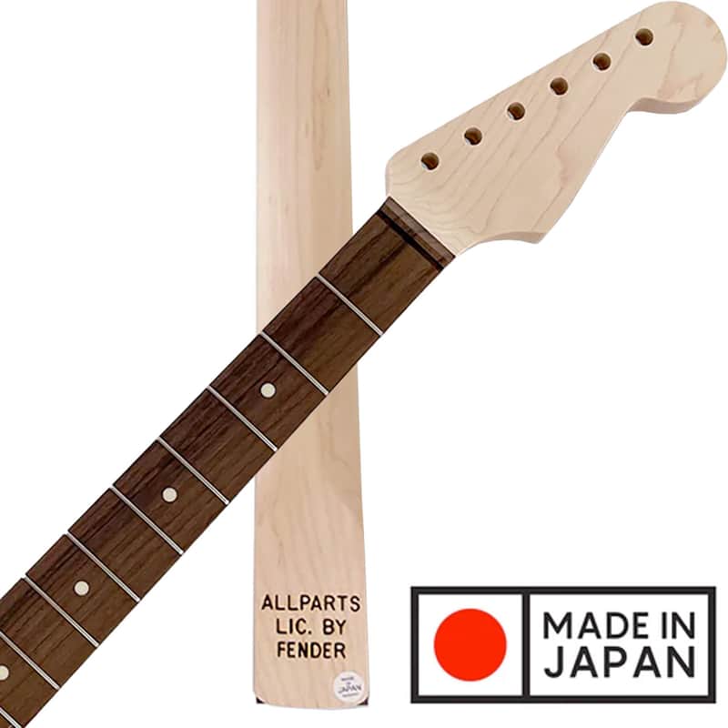 NEW SR-BAR Licensed by Fender® Unfinished Strat Neck Maple, | Reverb
