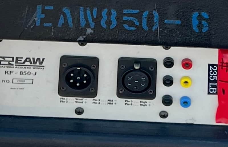 (8) EAW KF850 Speakers with Wheel Boards / Covers | Reverb