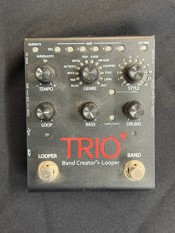 DigiTech TRIO Plus Band Creator + Looper 2010s - Black | Reverb