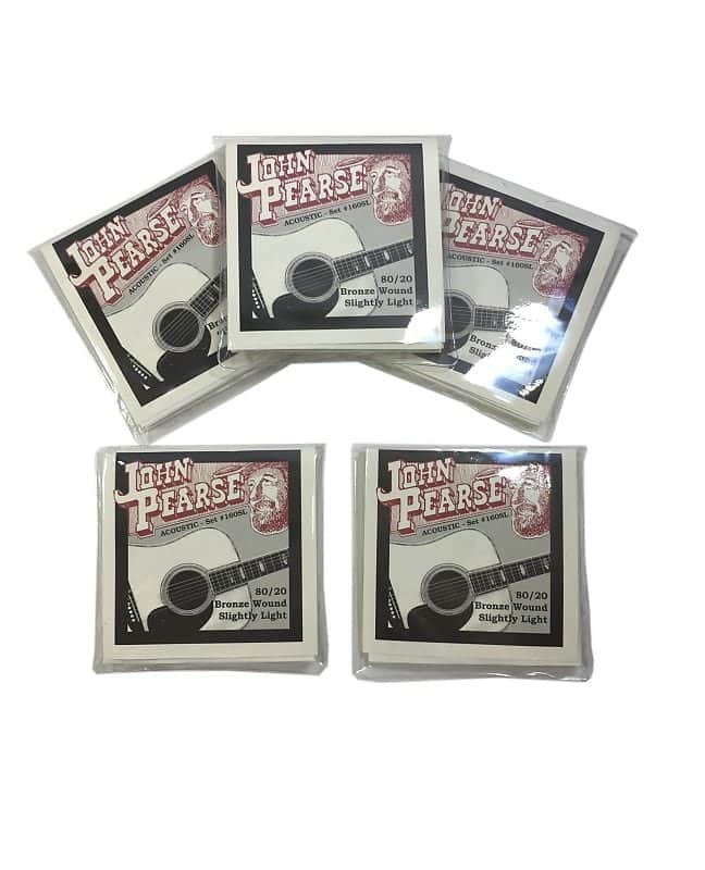John Pearse Guitar Strings 5-Pack Acoustic 80/20 | Reverb España
