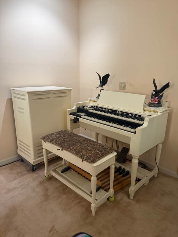 Hammond B3 Organ w/ Leslie 122, Full 25-Note Pedalboard, & | Reverb