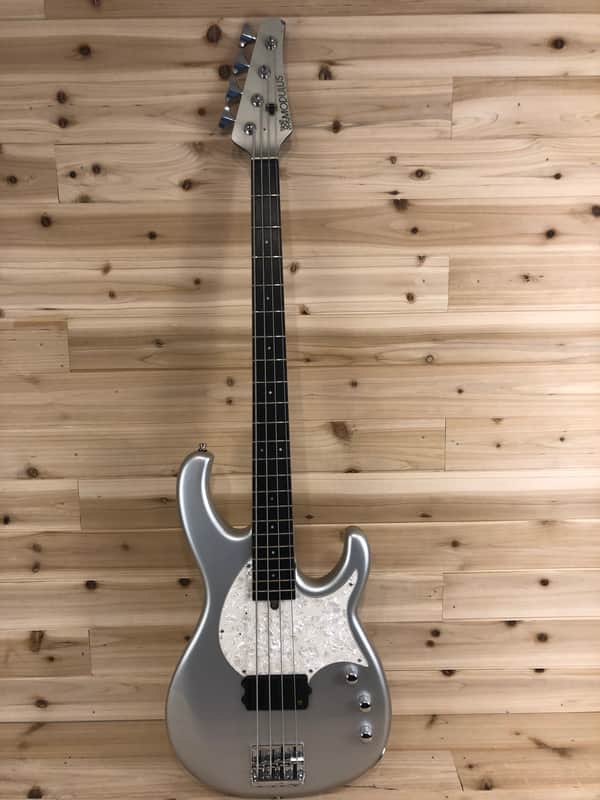 Modulus Flea Bass FB4 1999 Silver w Lane Poor pickup | Reverb