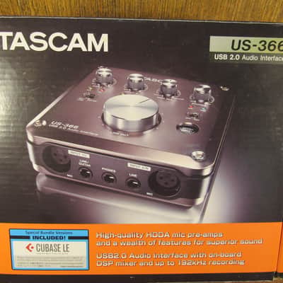 TASCAM US-366 USB 2.0 Audio Interface With CUBASE LE Never | Reverb