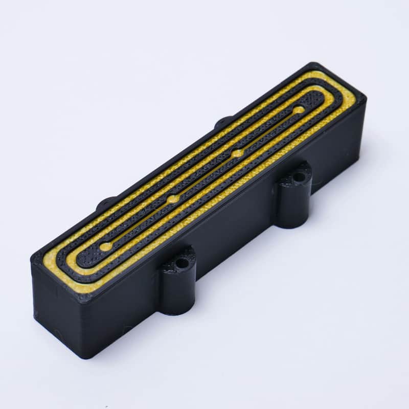 Custom 4-String Jazz Bass Pickup Covers (No Holes) Set of 2 - | Reverb