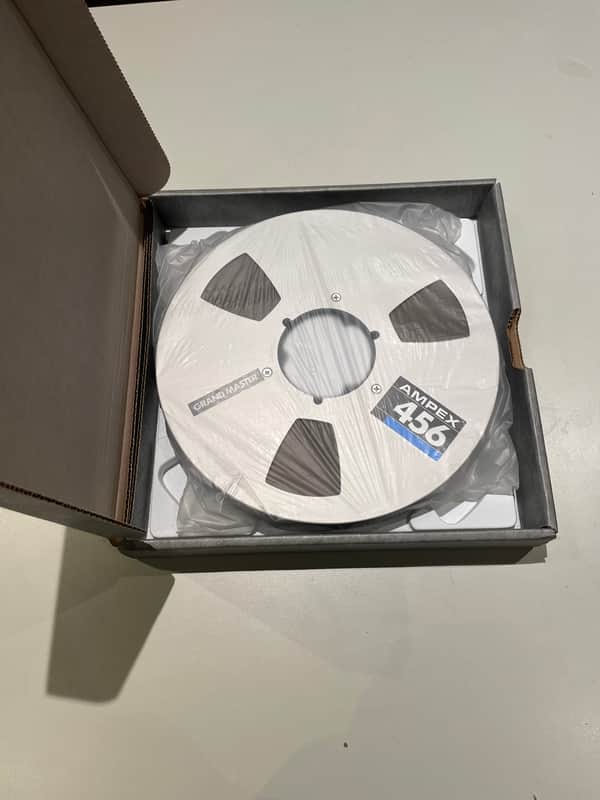 NOS Ampex 456 Grand Master Studio Mastering Tape 1´´x 2500 | Reverb