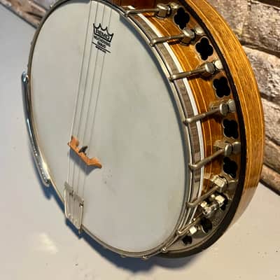 1920s Lange-made Ditson Resonator Tenor Banjo - All Original | Reverb