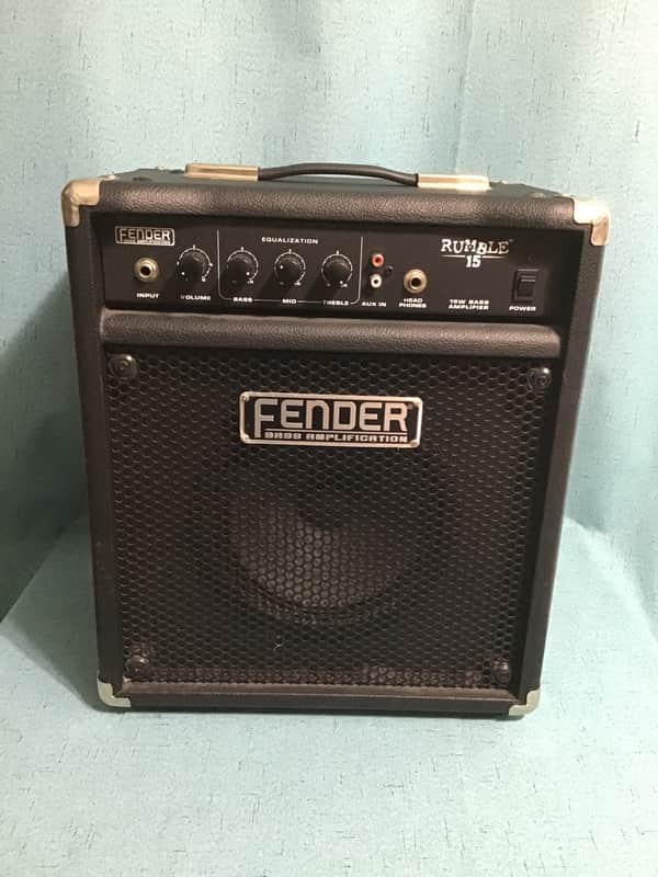 Fender Rumble 15 15-Watt 1x8" Bass Combo 2000s - Black | Reverb