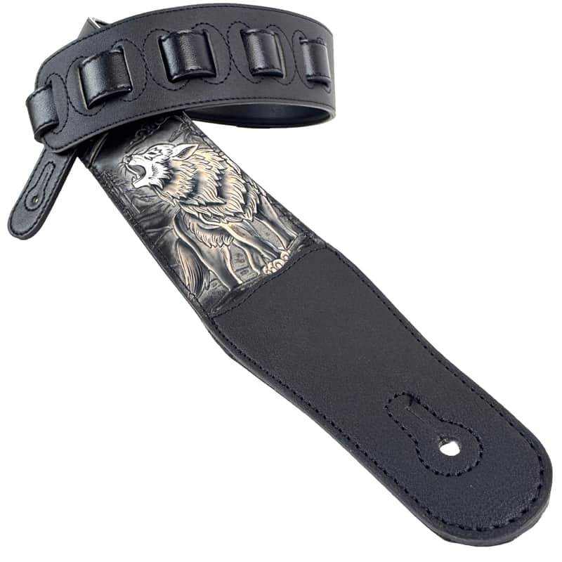 Walker And Williams CVG-WL-B Hand Carved Black & White | Reverb