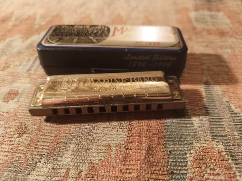 Hohner Marine Band 100th Anniversary Edition 1996 - Gold | Reverb
