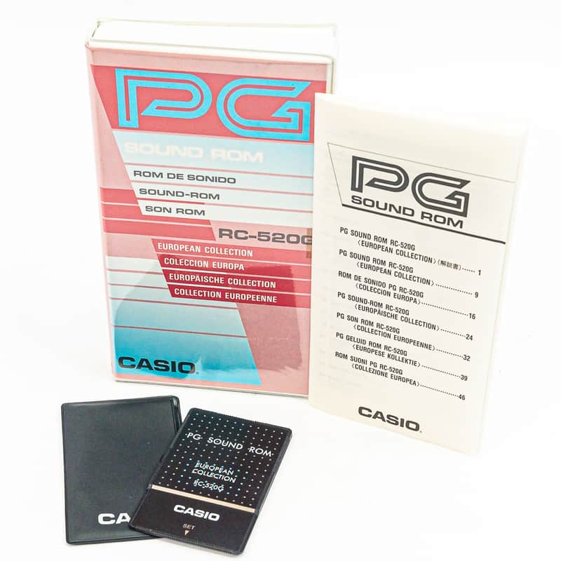 Casio PG Sound ROM RC-520G – European Collection ROM Card for | Reverb