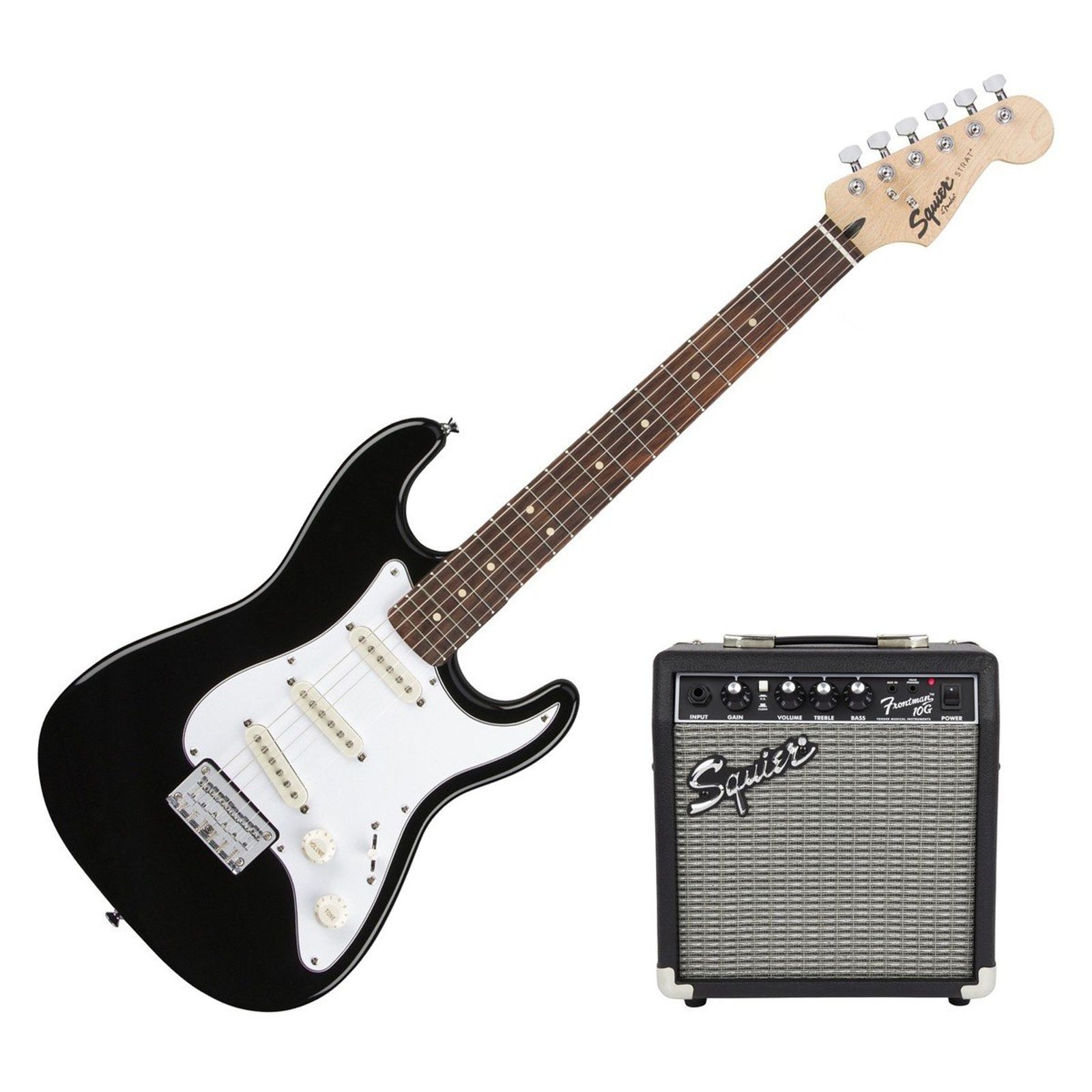 Squier Short Scale Strat Pack with Frontman 10G Combo | Reverb