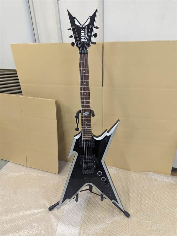 2006 Dean Dime (Dimebag Darrell) Razorback - Two-Tone Silver | Reverb