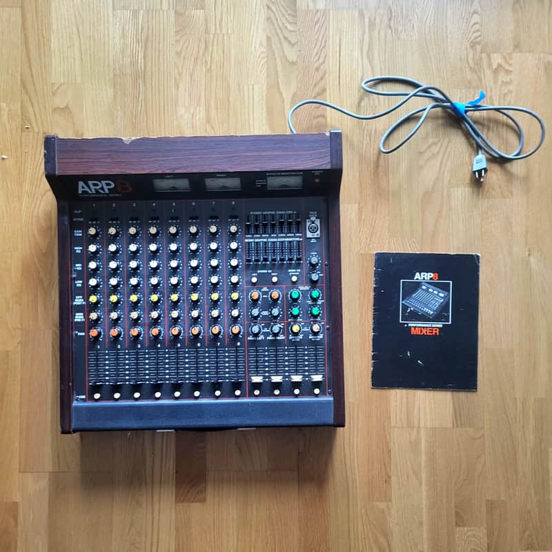 ARP 8 Channel Performance Mixer Built in Delay RARE 70s/80s | Reverb