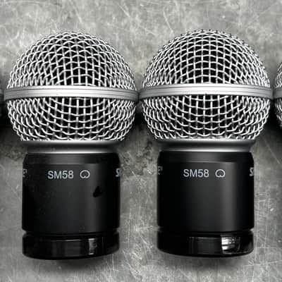 Lot of 4 Shure SM58 Wireless Microphone Capsules RPW 112 | Reverb
