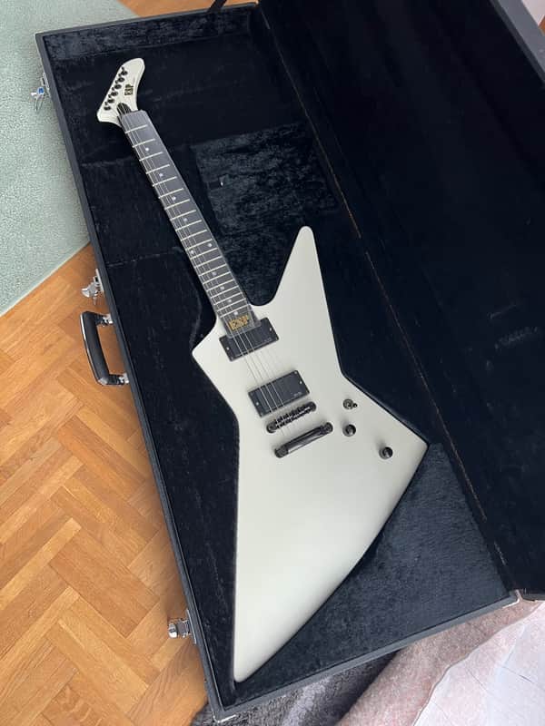 ESP MX-250 Custom Kiso Snow White 2004 w/Hardshell Case | Reverb